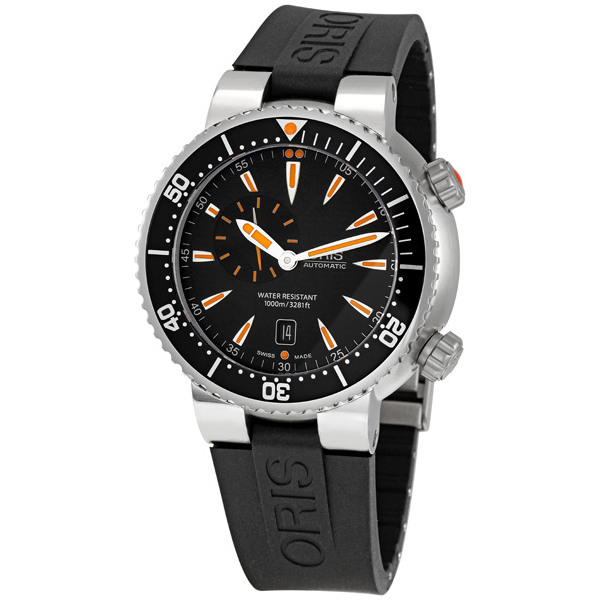 Oris Divers Small Second Date Men s Automatic Watch 643 7609 8454RS