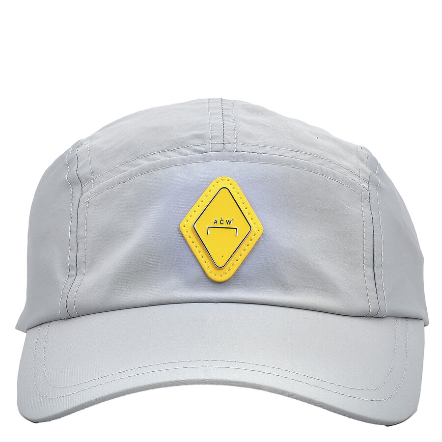A Cold Wall Men's Light Grey Rhombus Logo Patch Baseball Cap ACWUA154 ...