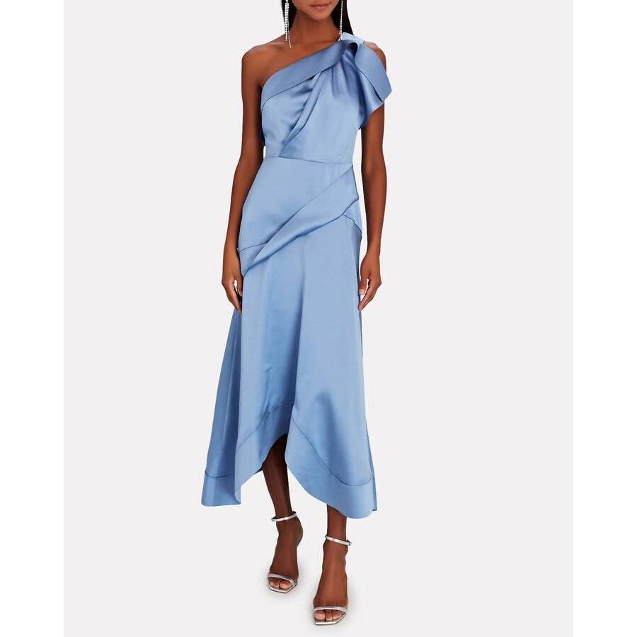 Acler Ladies Bonham Dress Blue 116492-Blue - Clothing - Jomashop