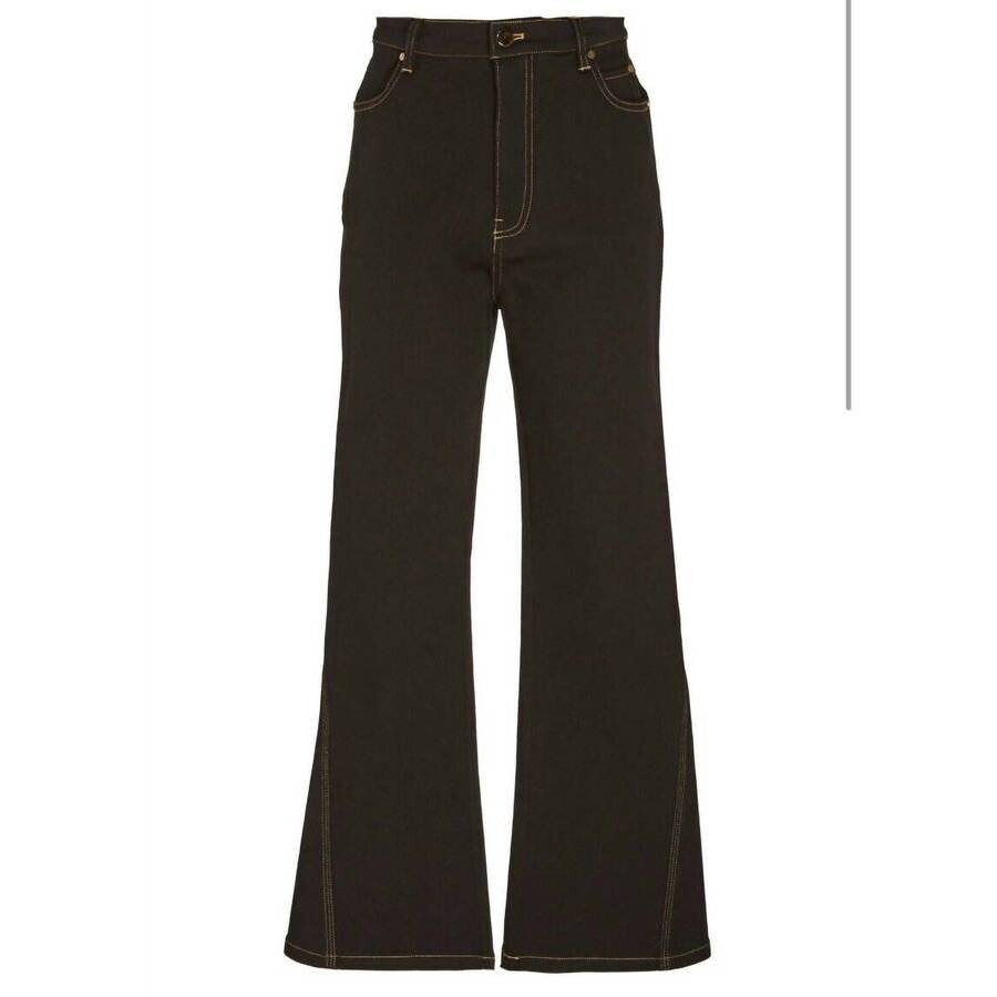 Acler Ladies Lewis Denim Jean Black, Size 8 124401-Black-8 - Clothing ...