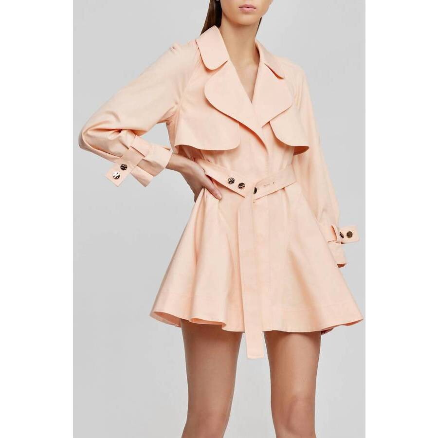 Acler Ladies Liam Dress Whisper Peach, Size Us2 117022-Whisper Peach ...