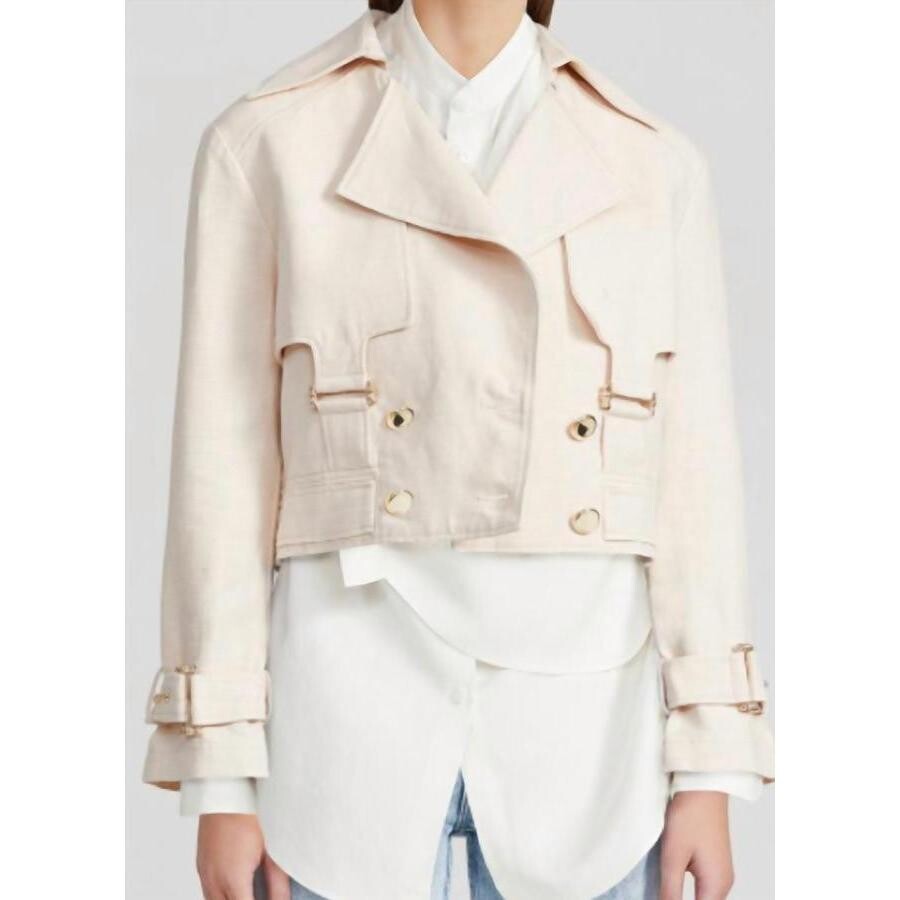 Acler Ladies Vermont Jacket Sorbet Pink, Size 4 117037-Sorbet Pink-4 - Clothing - Jomashop