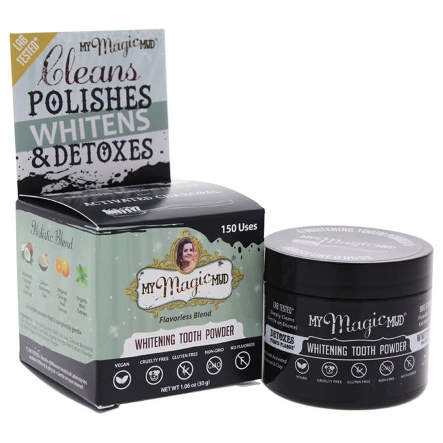 My Magic Mud Activated Charcoal Whitening Tooth Powder by My Magic Mud ...