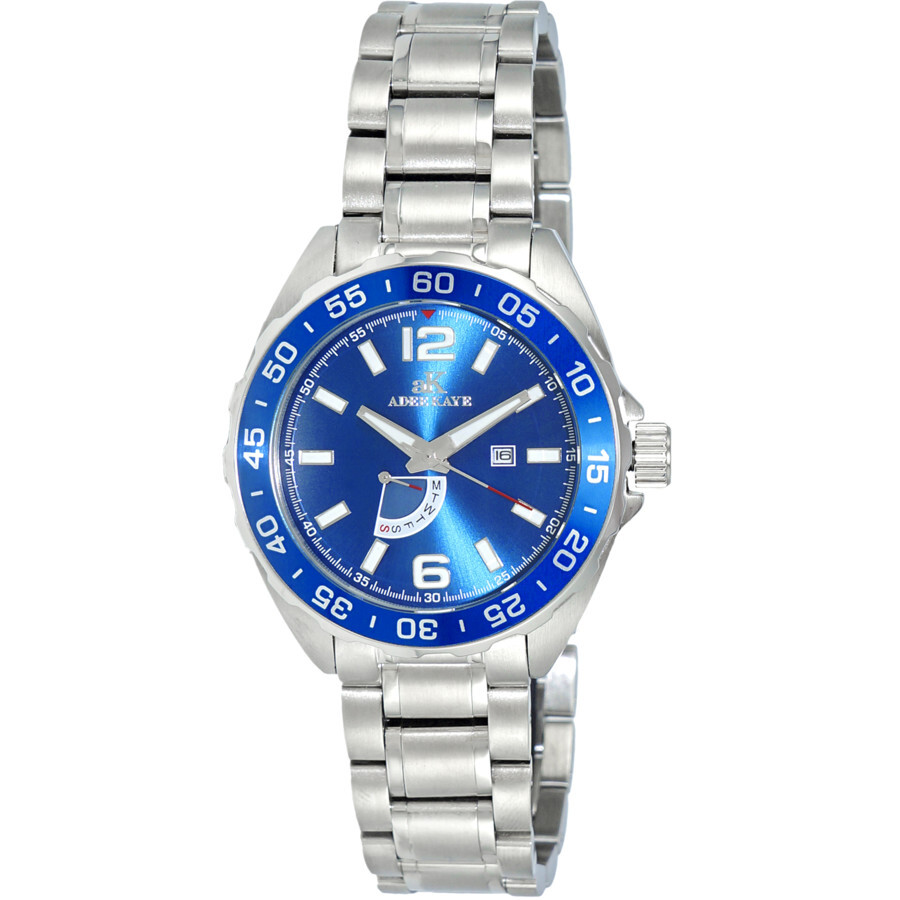 Adee Kaye AK6260-M Quartz Blue Dial Men's Watch AK6267-M(BUBU ...