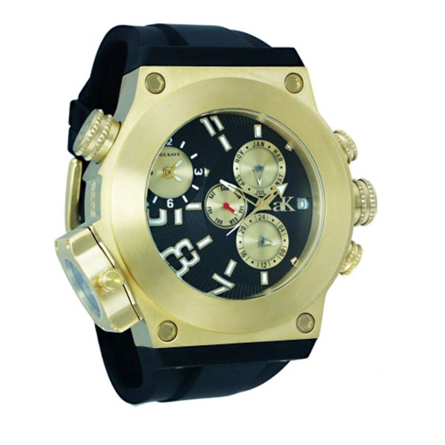 Adee Kaye Bulldozer G-2 Black Dial Men's Watch AK6666-MG 814019020405 ...