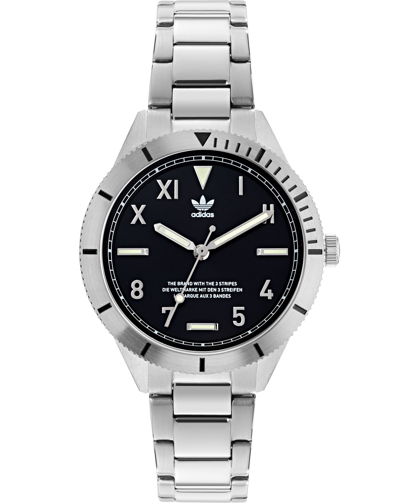Adidas Edition Three Black Dial Unisex Watch AOFH22053 0840190027780 ...