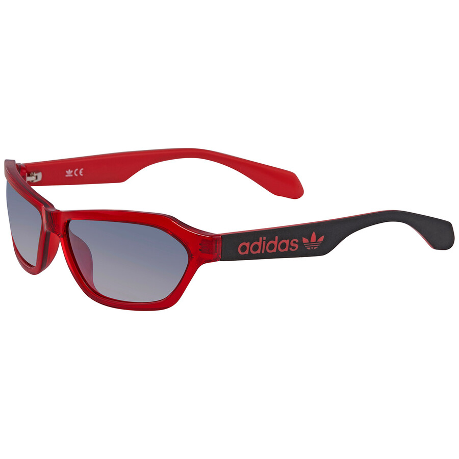 Adidas Originals Smoke Mirror Rectangular Unisex Sunglasses OR0021 66C ...
