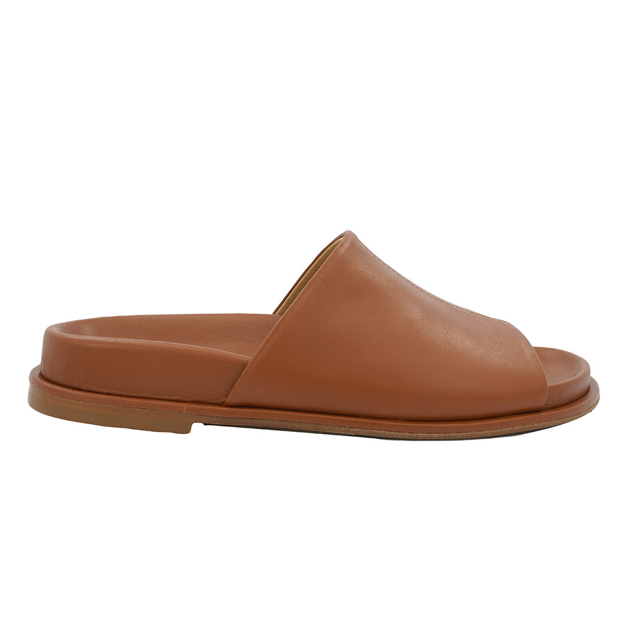 Aeyde Ladies Brown Nappa Leather Slipper Ada - Shoes - Jomashop