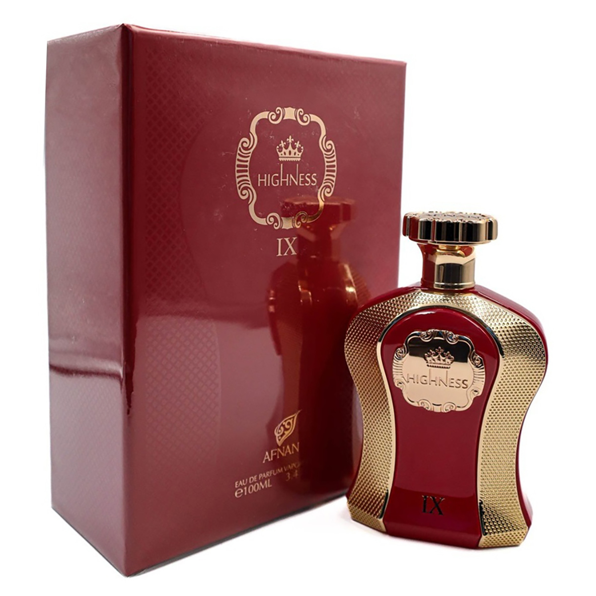 Afnan Unisex Highness IX Maroon EDP Spray 3.4 oz (Tester) Fragrances ...