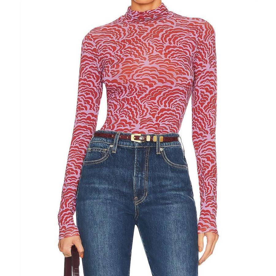 A.L.C. Ladies James Top Deep Lilac/Spice, Size Med 111833-Deep Lilac ...
