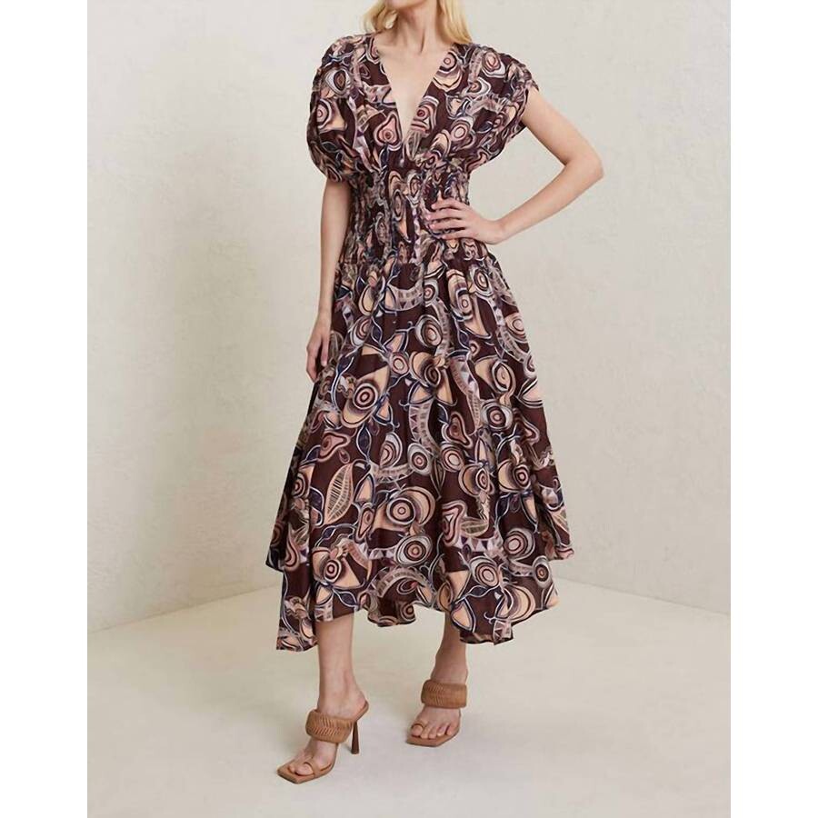 A.L.C. Ladies Lucia Dress Chocolate, Size 4 111827-Chocolate-4 ...