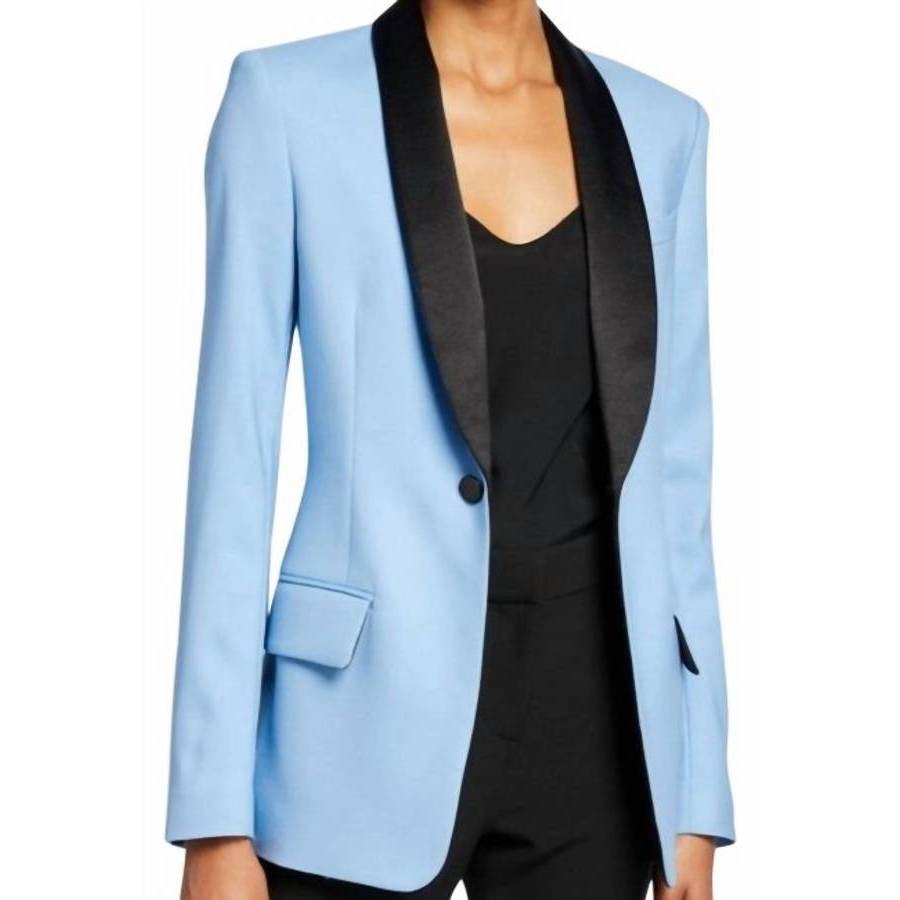 A.L.C. Ladies Oren Tuxedo Jacket Blue, Size 4 125051-Blue-4 - Clothing ...