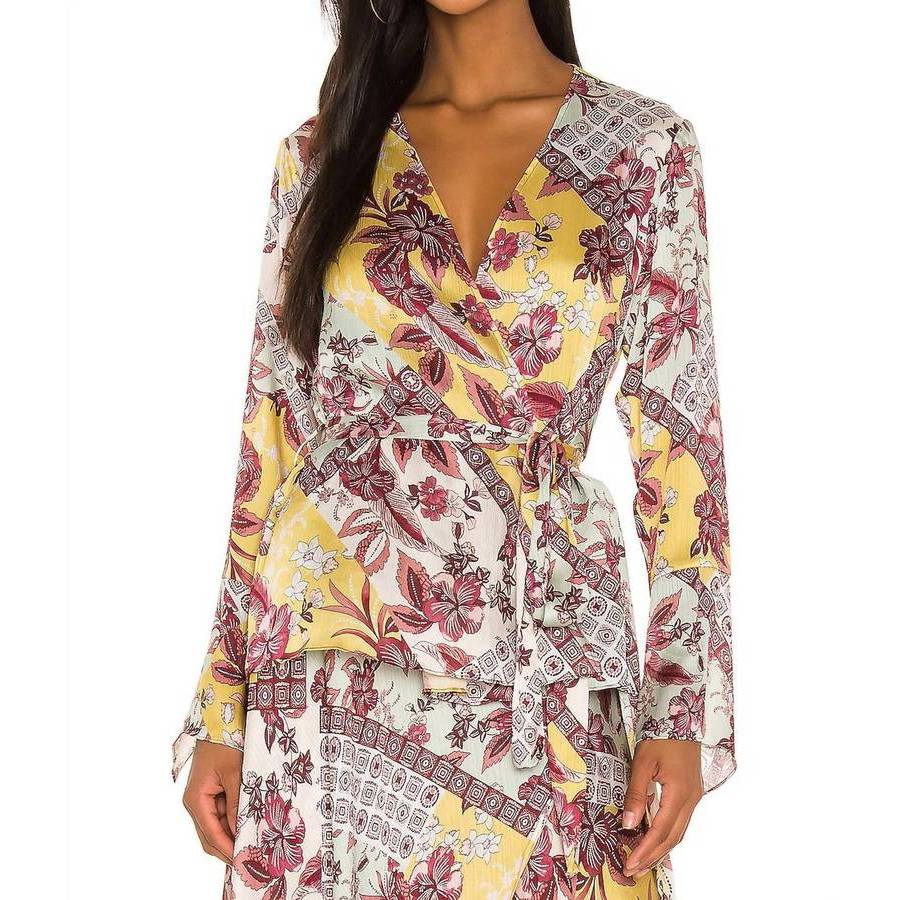 Alexis Ladies Kalindi Top Berry Foulard, Size One Size 125115-Berry ...