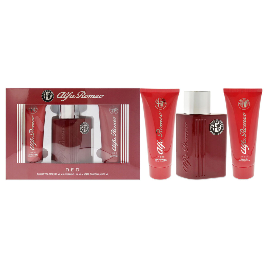 Alfa Romeo Men's Red Gift Set Fragrances 810876032438 In Red / Red ...