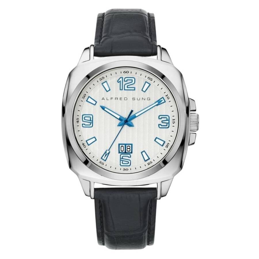 Alfred Sung Armstrong Quartz Silver Dial Men's Watch AS1500SL-7A ...