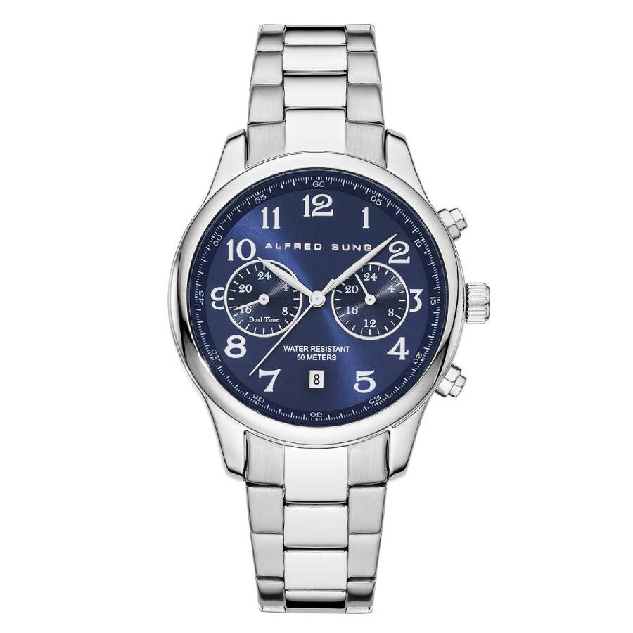 Alfred Sung Locus Quartz Blue Dial Men's Watch AS1102S-2B - Alfred Sung ...