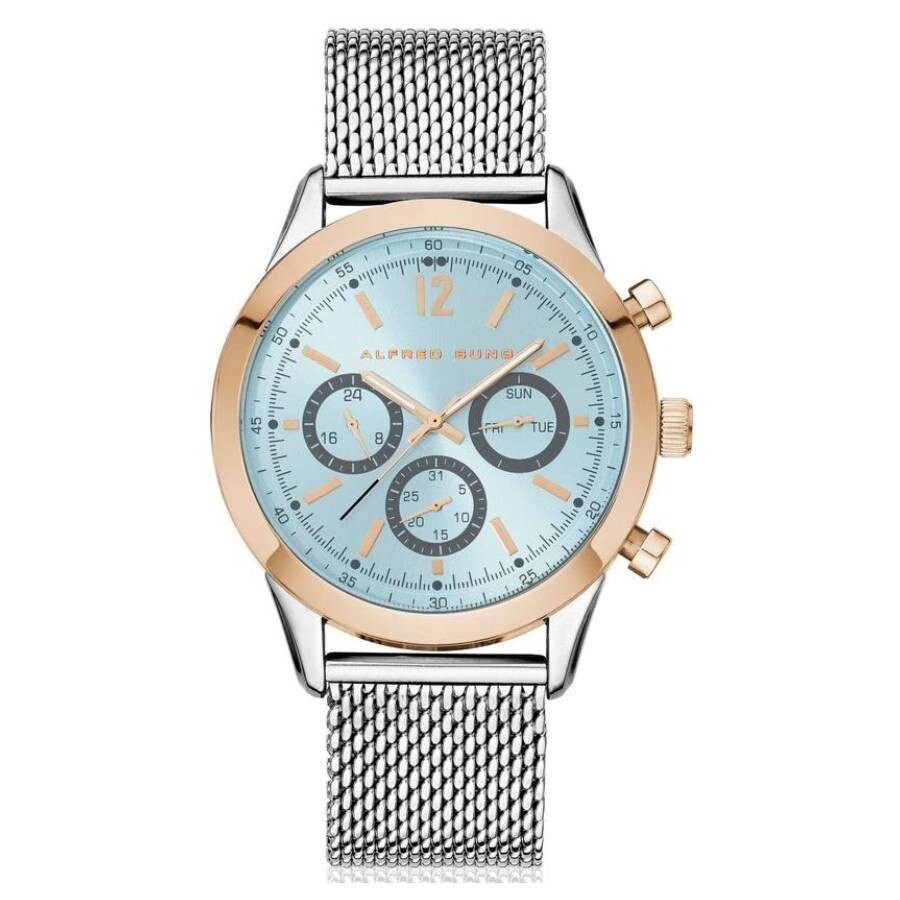 Alfred Sung Oculus Quartz Light Blue Dial Men's Watch AS1003SM-2R ...