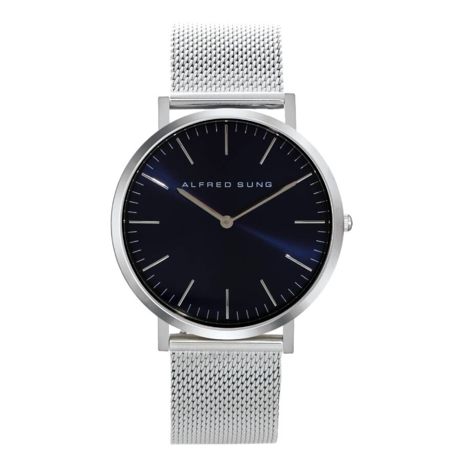 Alfred Sung Ultra Slim Quartz Men's Watch AS7055SM-2A 811238031649 ...