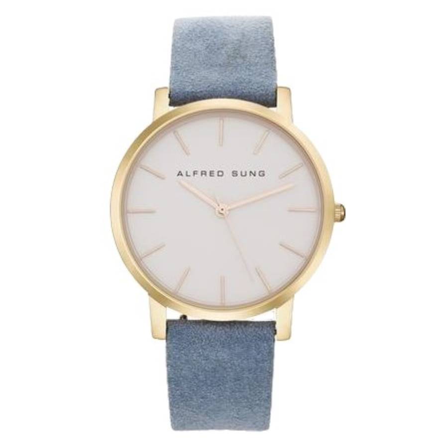 Alfred Sung Ultra Slim Quartz White Dial Watch AS4005RSD-2A7 ...
