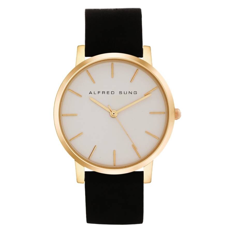 Alfred Sung Ultra Slim Quartz White Dial Watch AS4006RSD-1A7 ...