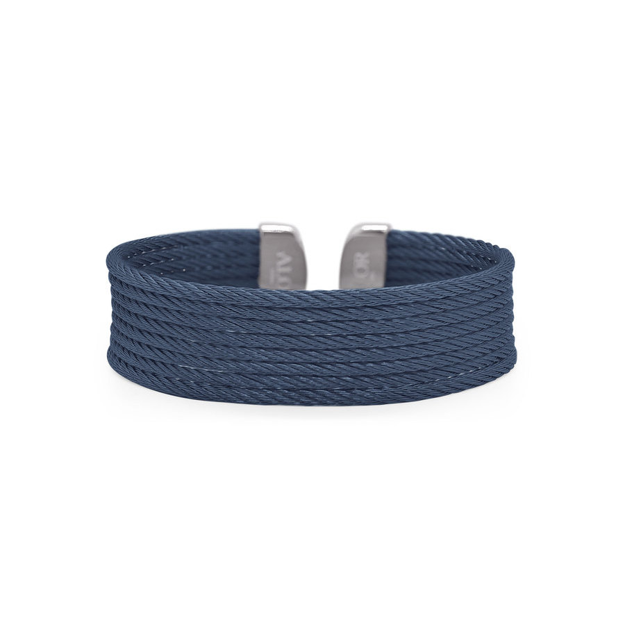 Alor Blueberry Cable Cuff Essentials 8-Row Cuff 04-28-B608-00 - Jewelry ...