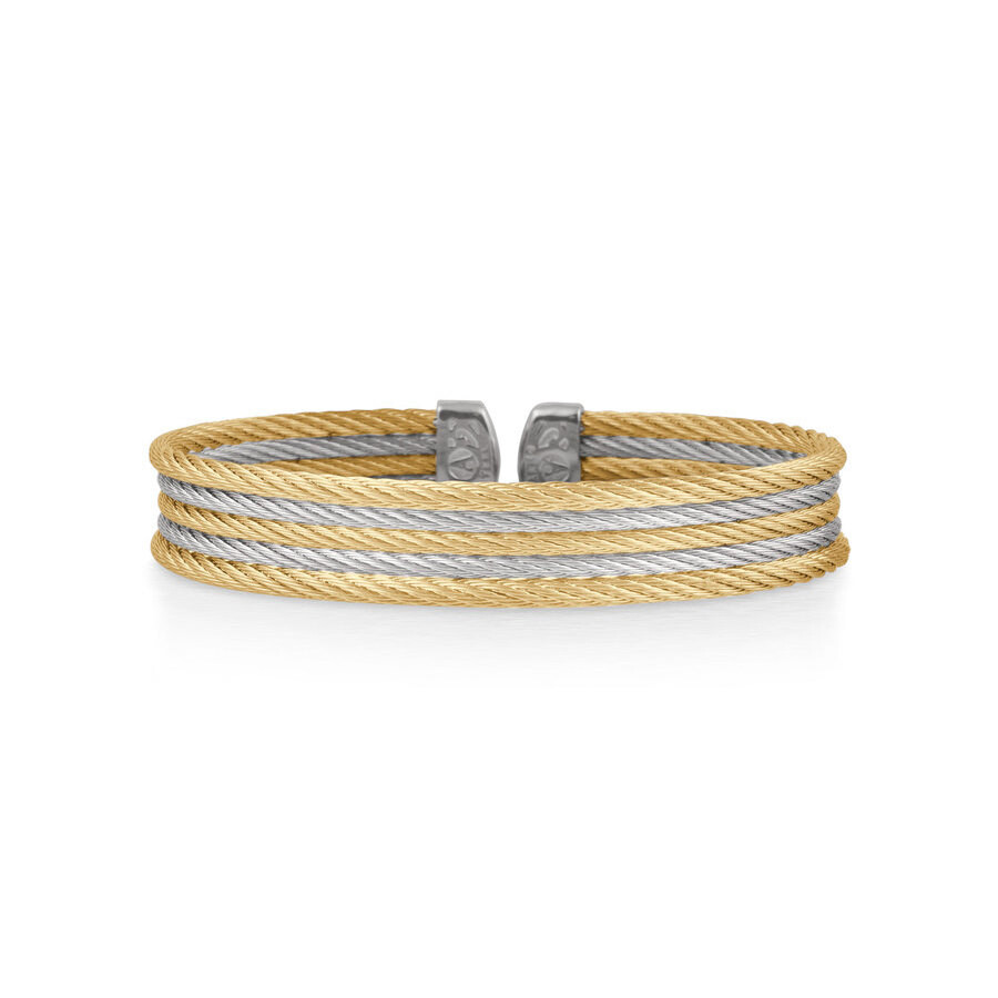 Alor Grey & Yellow Cable Mini Cuff 04-43-S605-00 - Jewelry, Ladies ...