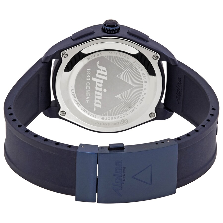 Alpina Alpiner X Quartz Black Dial Men's Smart Watch AL-283LBN5NAQ6 ...