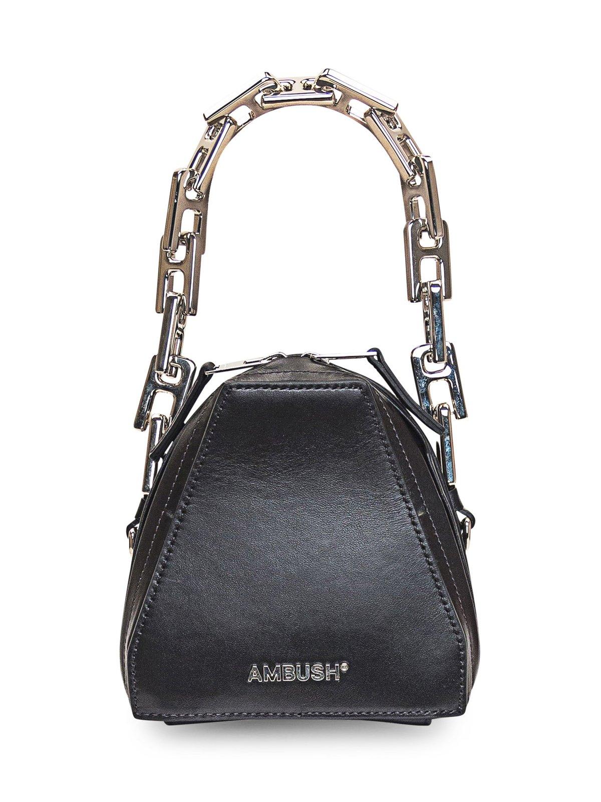 Ambush Tri Logo Plaque Small Crossbody Bag BWNP015F22LEA0011072 ...