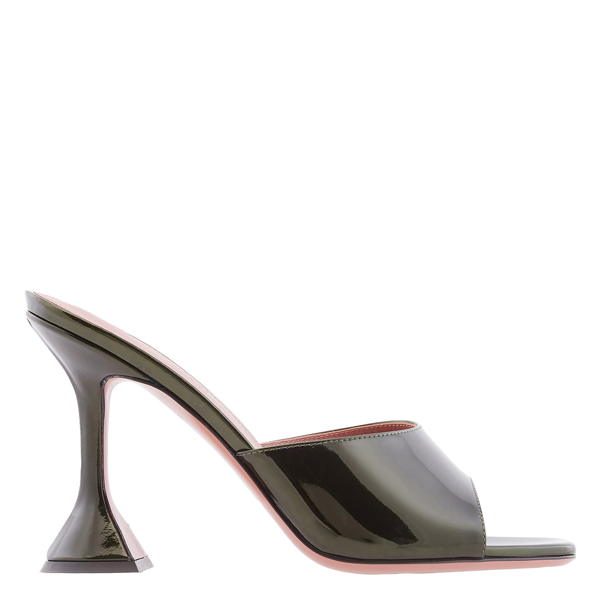 Amina Muaddi Mirror Moss Lupita 70 Slippers, Brand Size 36 ( US Size 6 ...