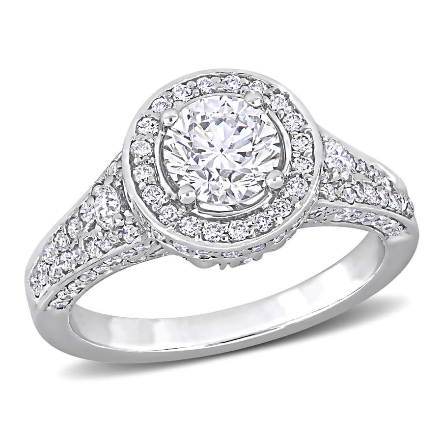 Amour 1 3/4 CT TW Engagement Ring in 14K White Gold JMS009855-9 ...
