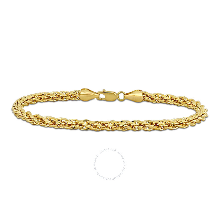 Amour 4mm Infinity Rope Chain Bracelet In 14K Yellow Gold, 7.5 In ...
