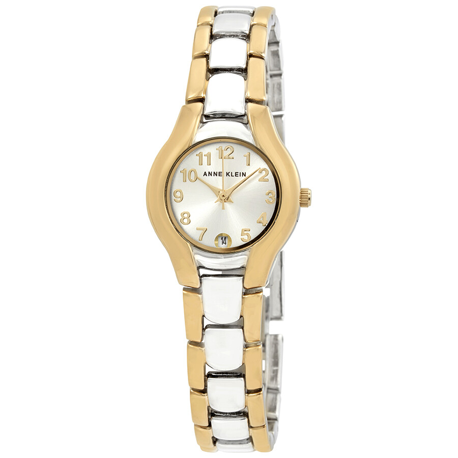 Anne Klein Silver Dial Two-tone Ladies Watch 10-6777SVTT 0167054516656 ...