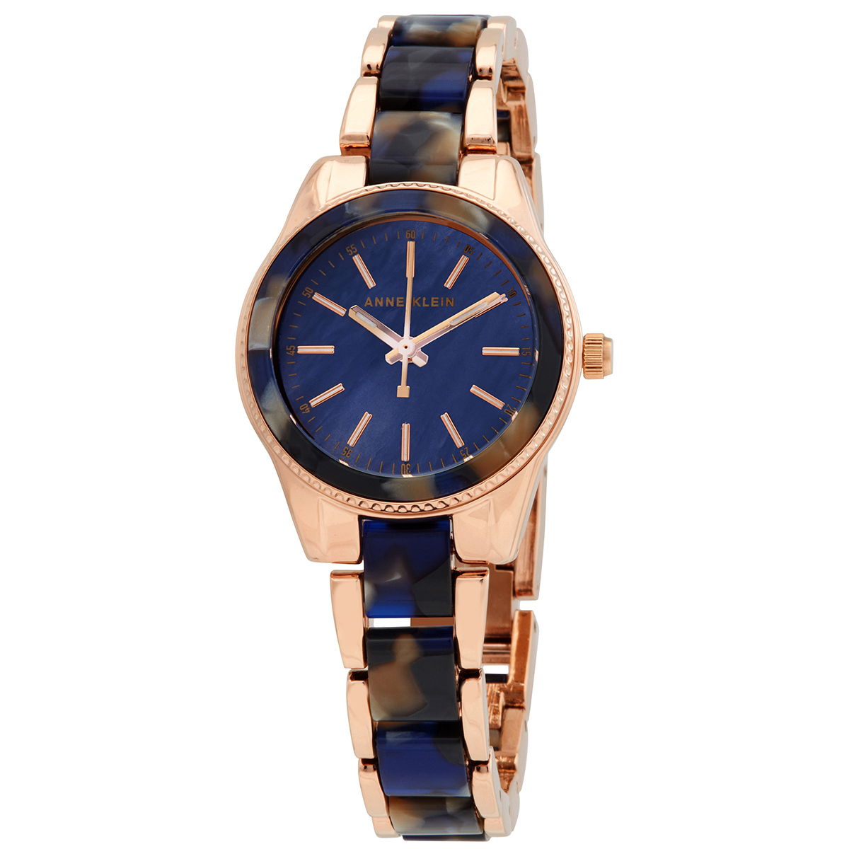 Anne Klein Trend Quartz Blue Mother of Pearl Dial Ladies Watch AK ...