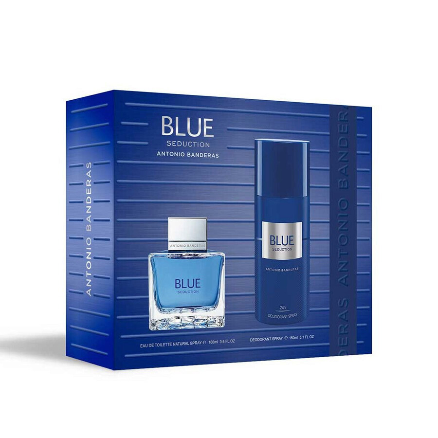 Antonio Banderas Men's Blue Seduction Gift Set Fragrances 8411061067420 ...