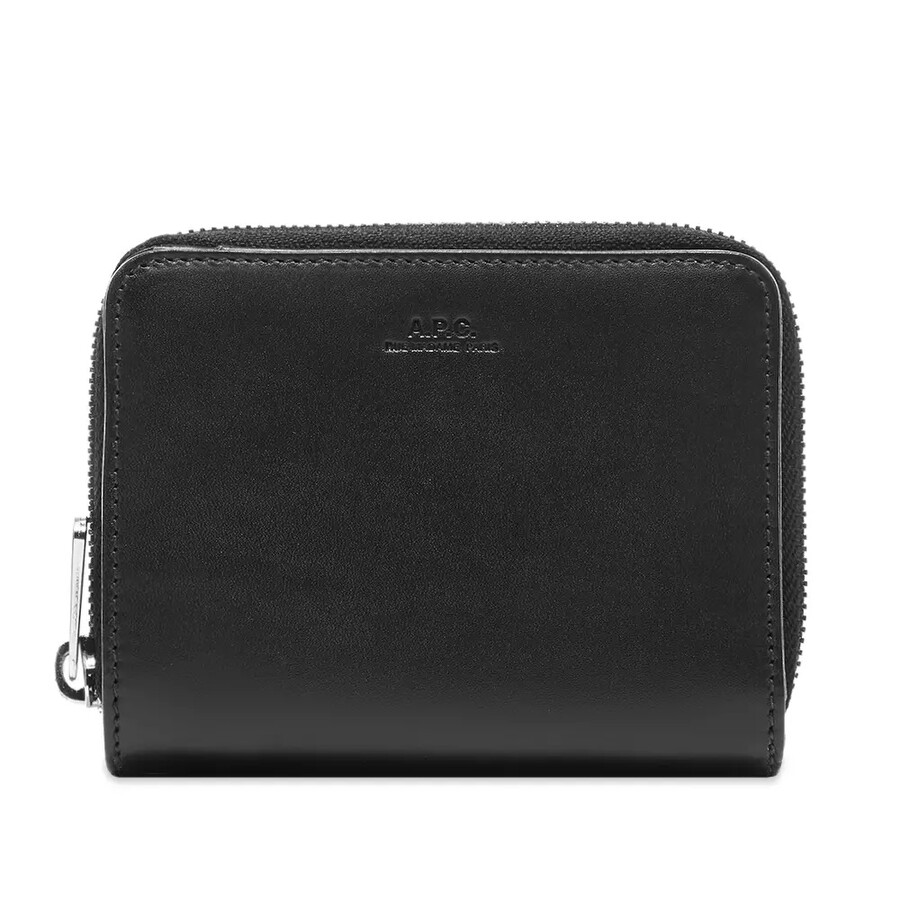 A.P.C. Black Emmanuel Zip Wallet PXAWVH63087LZZ - Handbags, Emmanuel ...