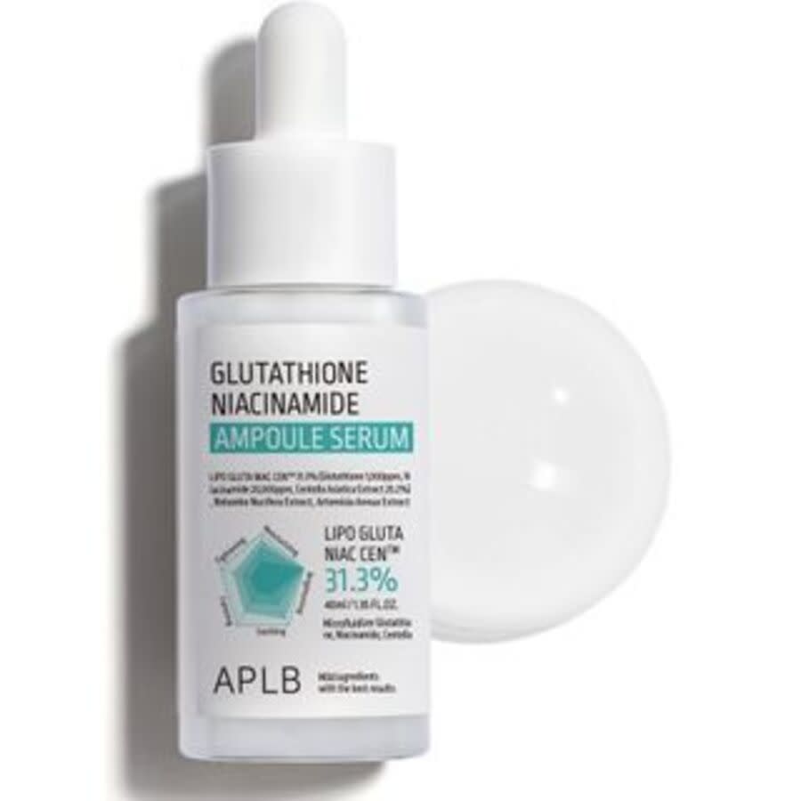 Aplb Unisex Glutathione Niacinamide Ampoule Serum 1.35 oz 8809874682679 ...