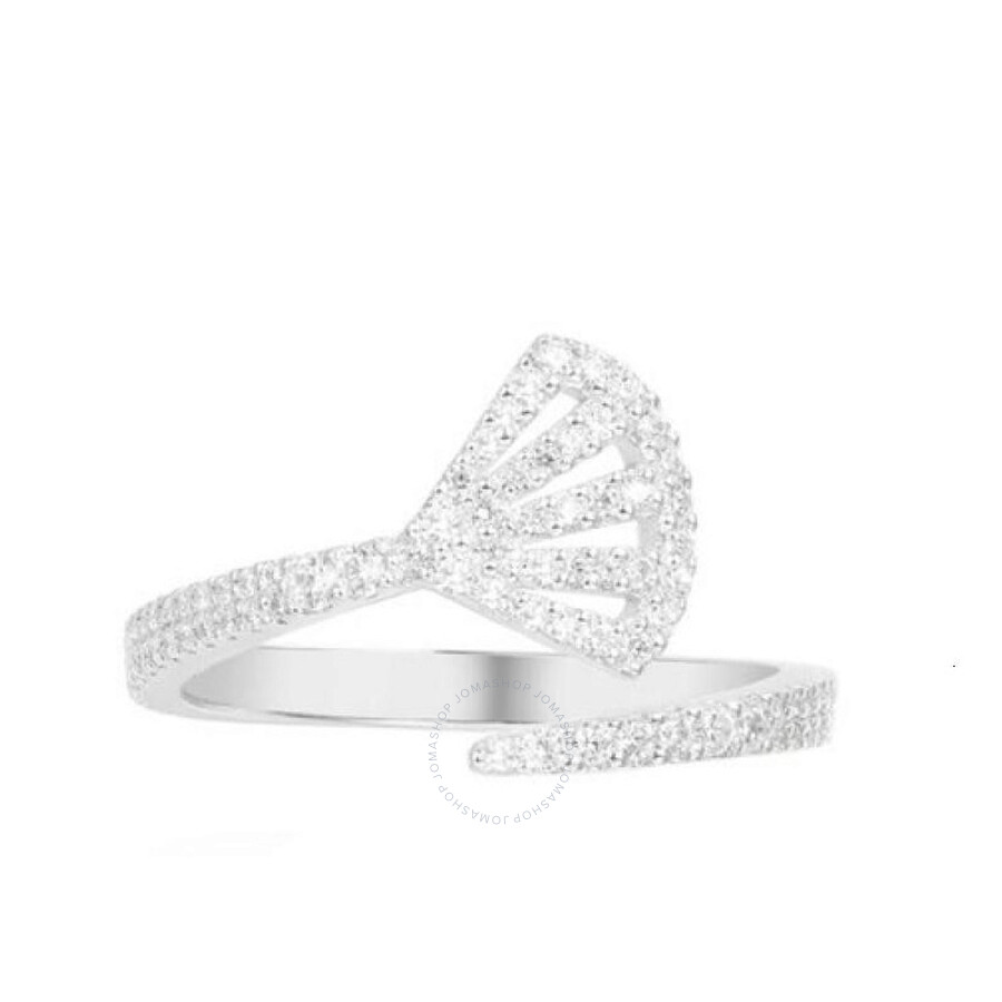 Apm Monaco Ladies Sterling Silver Flamenco Open Ring, Brand Size 50 ...