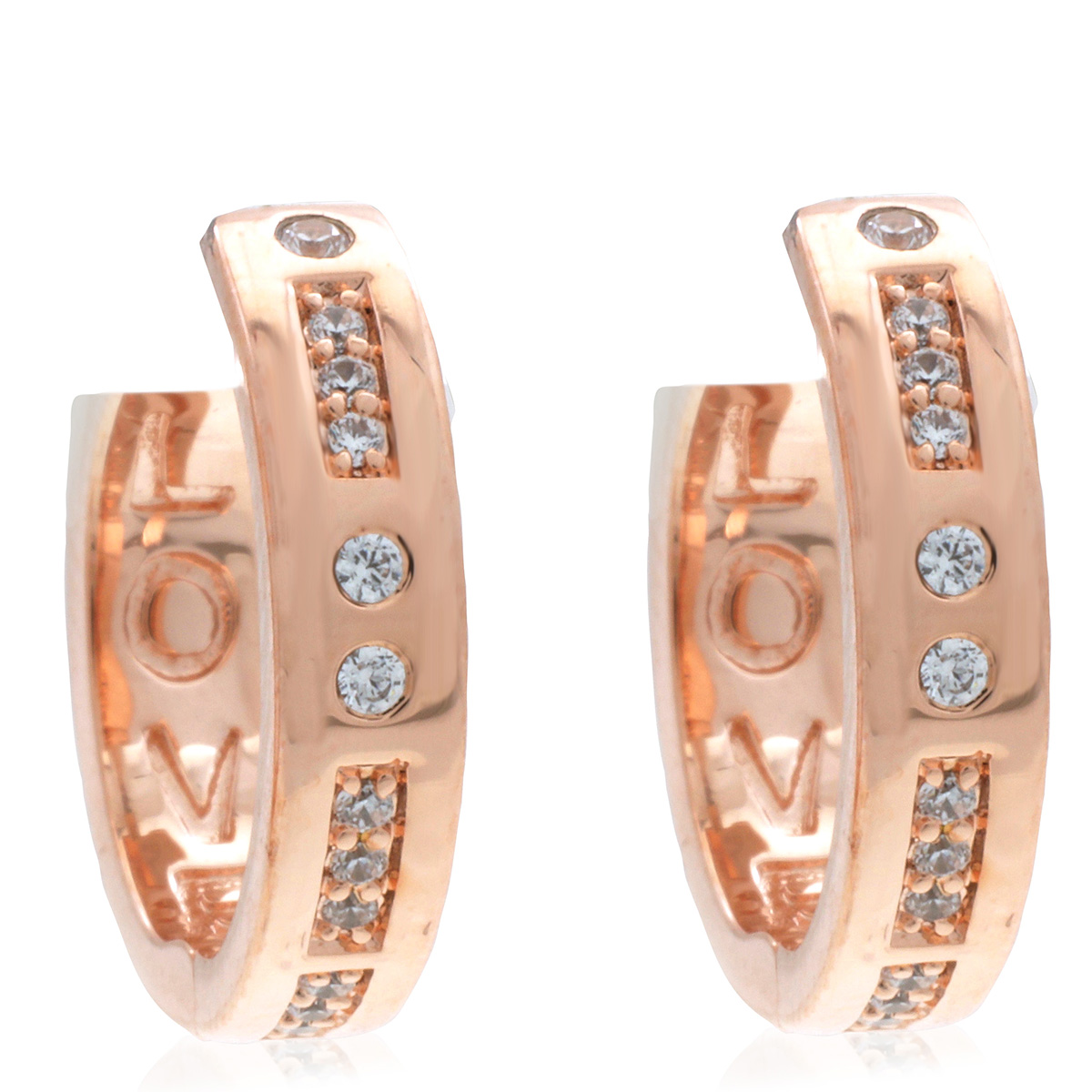 Apm Monaco Morse Code Love Hoop Earrings Pe13761ox Jewelry Apm Monaco Jomashop