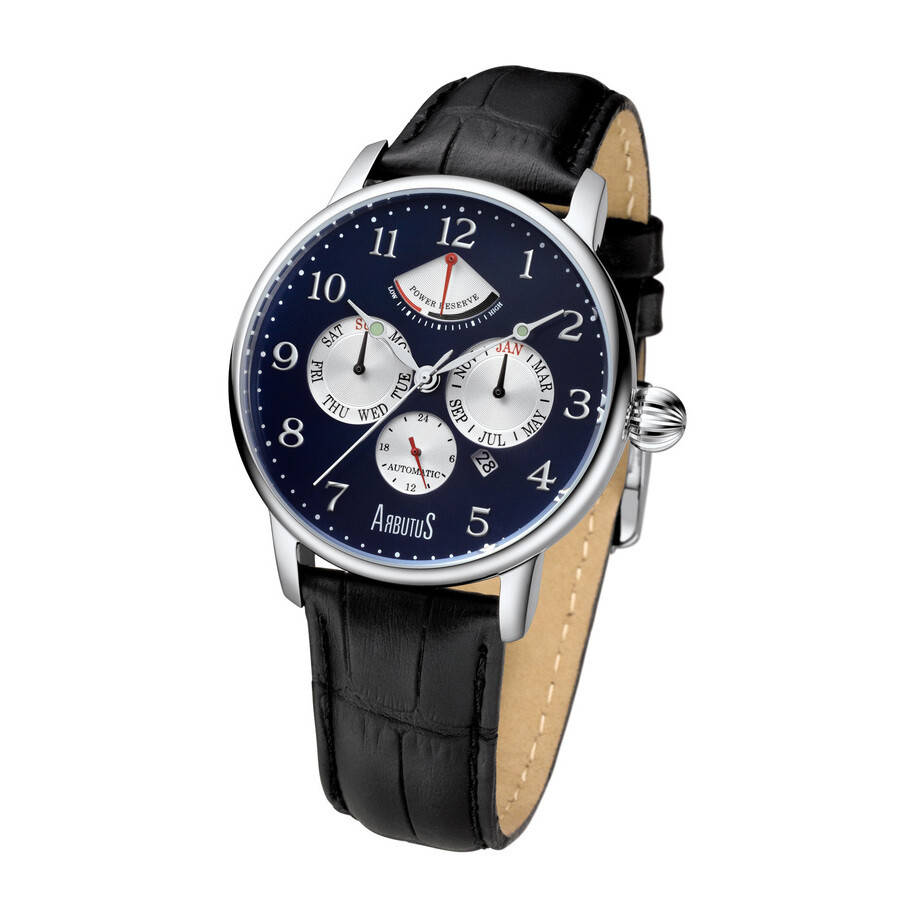 Arbutus Automatic Blue Dial Men's Watch AR914SUB - Watches, Automatic ...