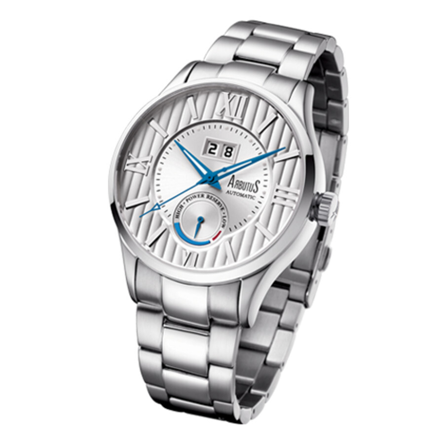 Arbutus Automatic White Dial Men's Watch AR915SWS - Watches, Automatic ...