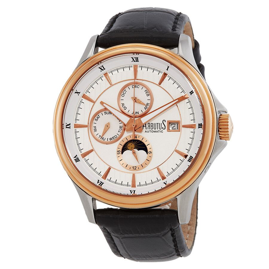 Arbutus Broadway Automatic White Dial Men's Watch AR607TRWB - Watches ...