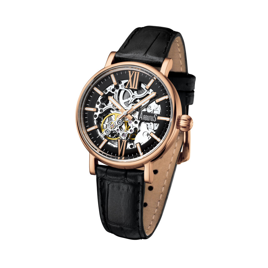Arbutus SoHo Automatic Black Dial Ladies Watch AR910RBB - Watches, Soho ...