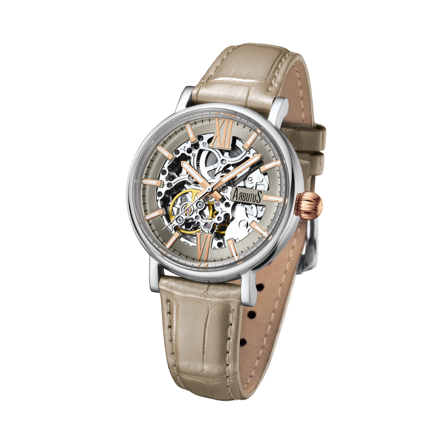 Arbutus SoHo Automatic Champagne Dial Ladies Watch AR910SFW - Watches ...
