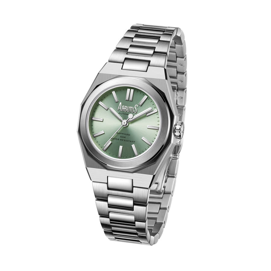 Arbutus Soho Green Dial Ladies Watch AR2401SGS - Watches, Soho - Jomashop