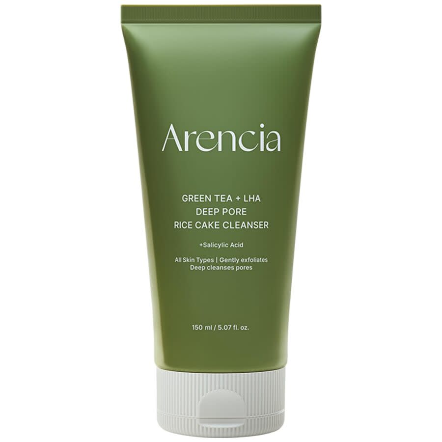 Arencia Unisex Green Tea + LHA Deep Pore Rice Cake Cleanser 5.29 oz ...