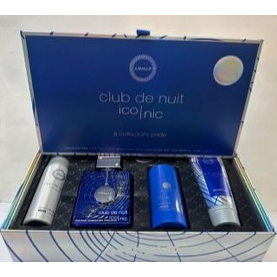 Armaf Men's Club De Nuit Blue Iconic Gift Set Fragrances 6294015175387 ...