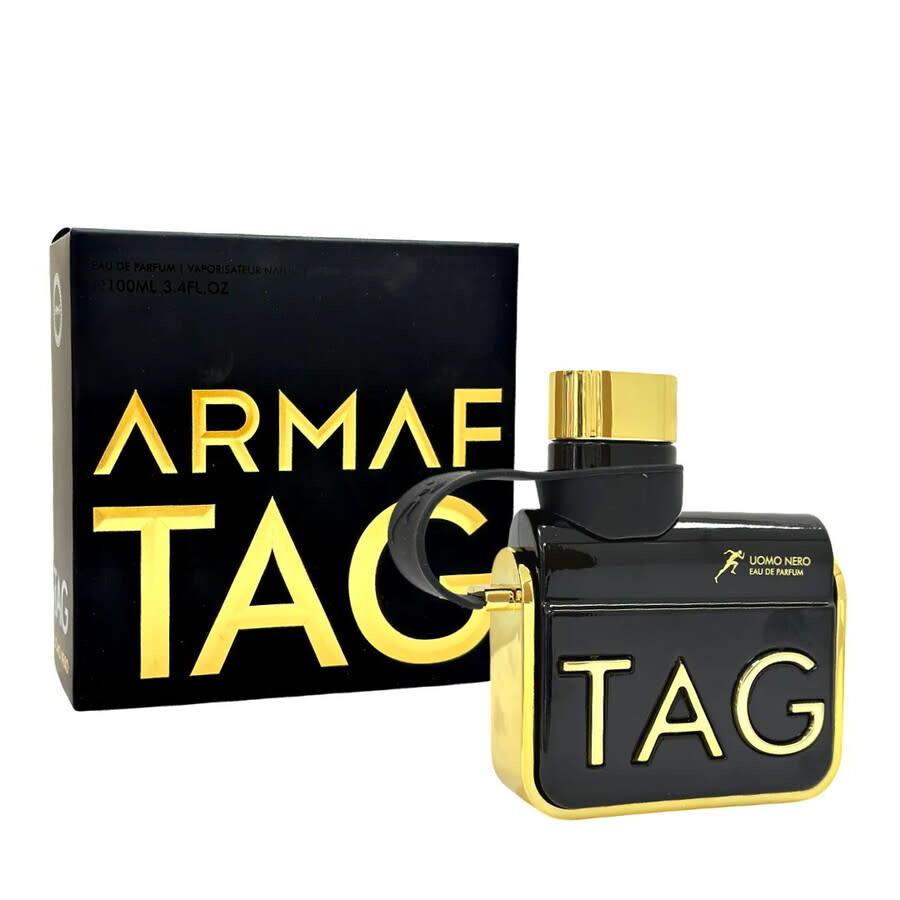 Armaf Men's Tag Uomo Nero EDP 3.4 oz Fragrances 6294015163896 ...