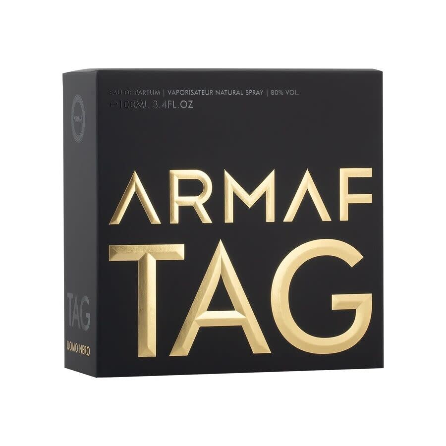 Armaf Men's Tag Uomo Nero EDP Spray 3.4 oz Fragrances 3700675100056 ...