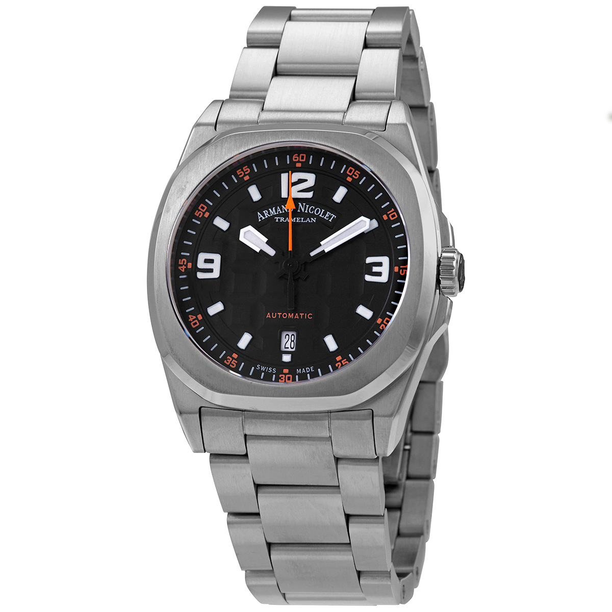 Armand Nicolet JH9 Automatic Black Dial Men's Watch A660HAA-NO-MA4680A ...