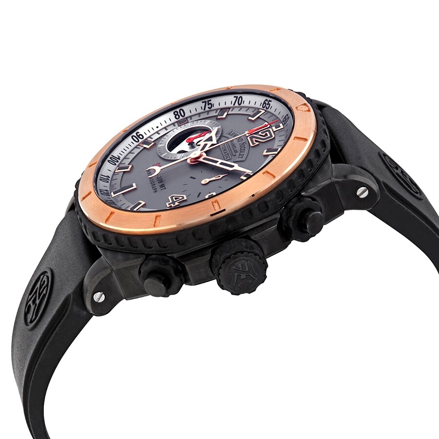 Armand Nicolet S05-3 Chronograph Automatic Pearl Grey Dial Men's Watch ...